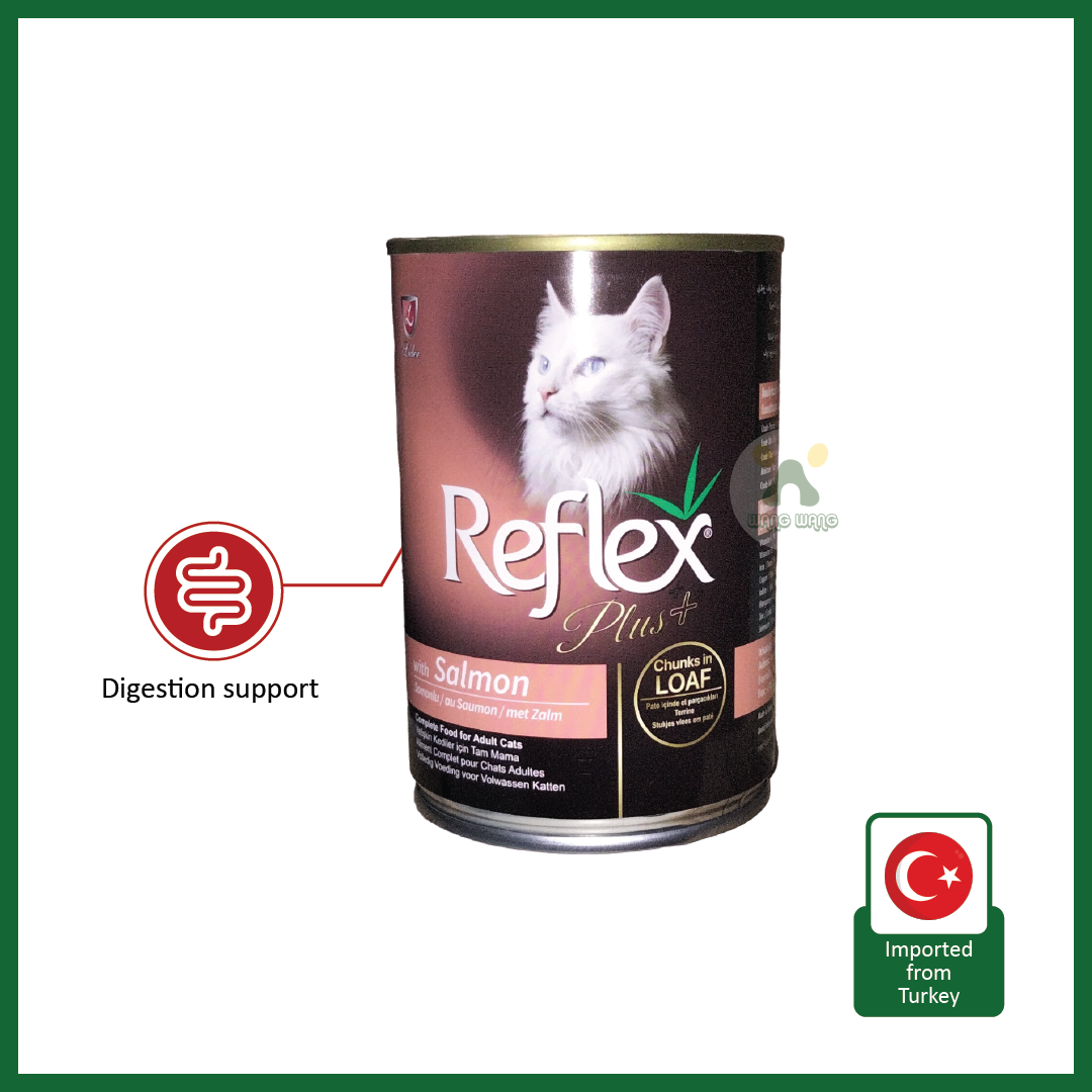 REFLEX Plus Salmon Chunk in Loaf Cat Canned 400G | Lazada