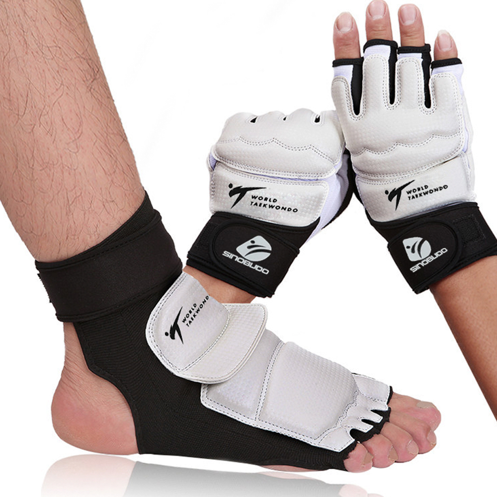 child protect gloves Taekwondo Foot Protector Ankle Support fighting ...