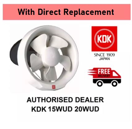 Installation KDK 15WUD 20WUD Exhaust Fan Ventilation Fan Installation ...