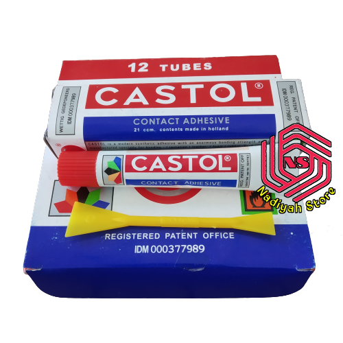 Lem Castol Contact Adhesive Tube kecil 21ccm | Lazada Indonesia