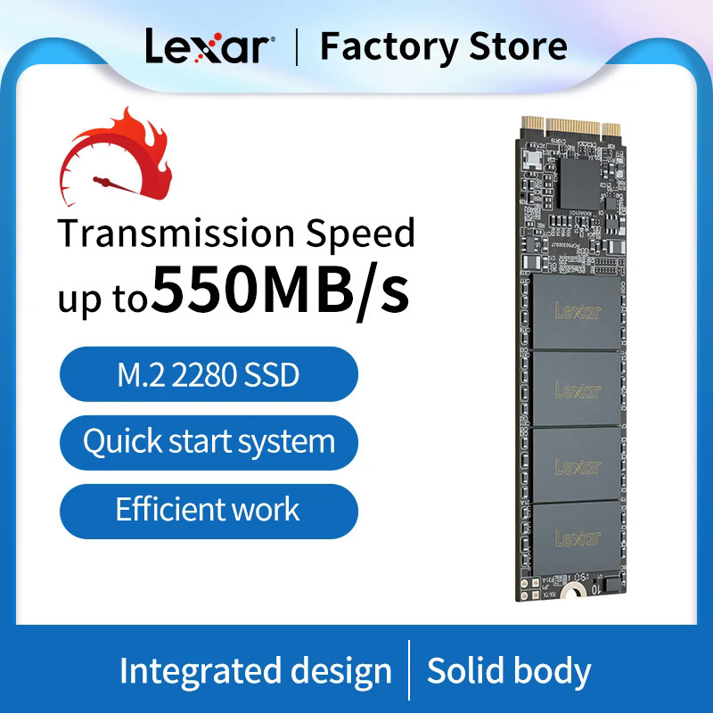 Lexar nm100 M2 2280 SSD M.2 SATA III 128GB 256GB 512GB HDD ngff SSD M2 ...