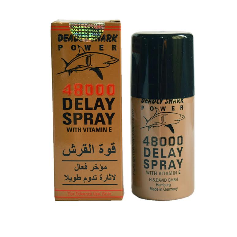 18+ Adults Deadly Shaark 48000 Strong Men's Delay, Long Time Spray with ...