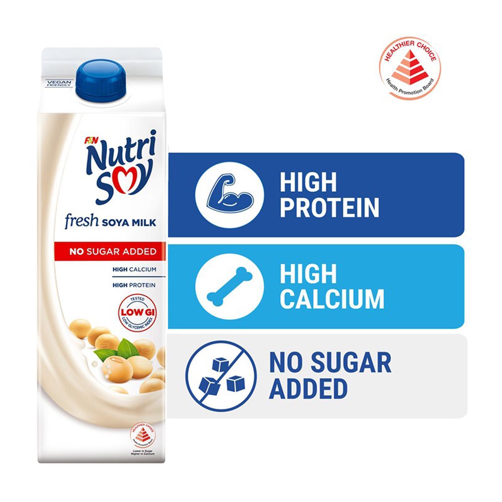 NutriSoy No Sugar Fresh Soya Milk 946ML | Lazada Singapore