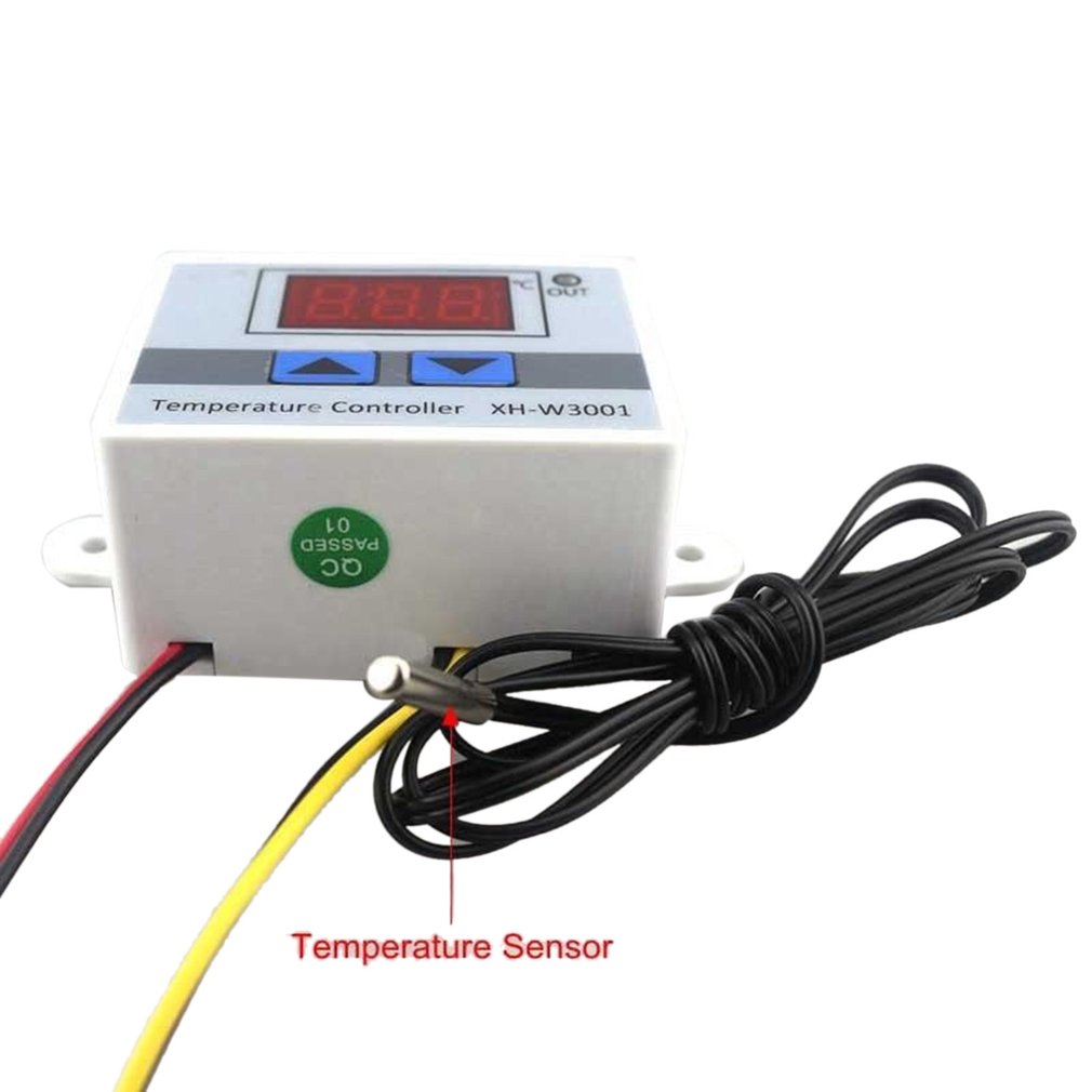【The Timber Loft】Digital LED Temperature Controller Thermostat Control Switch Waterproof Probe ...