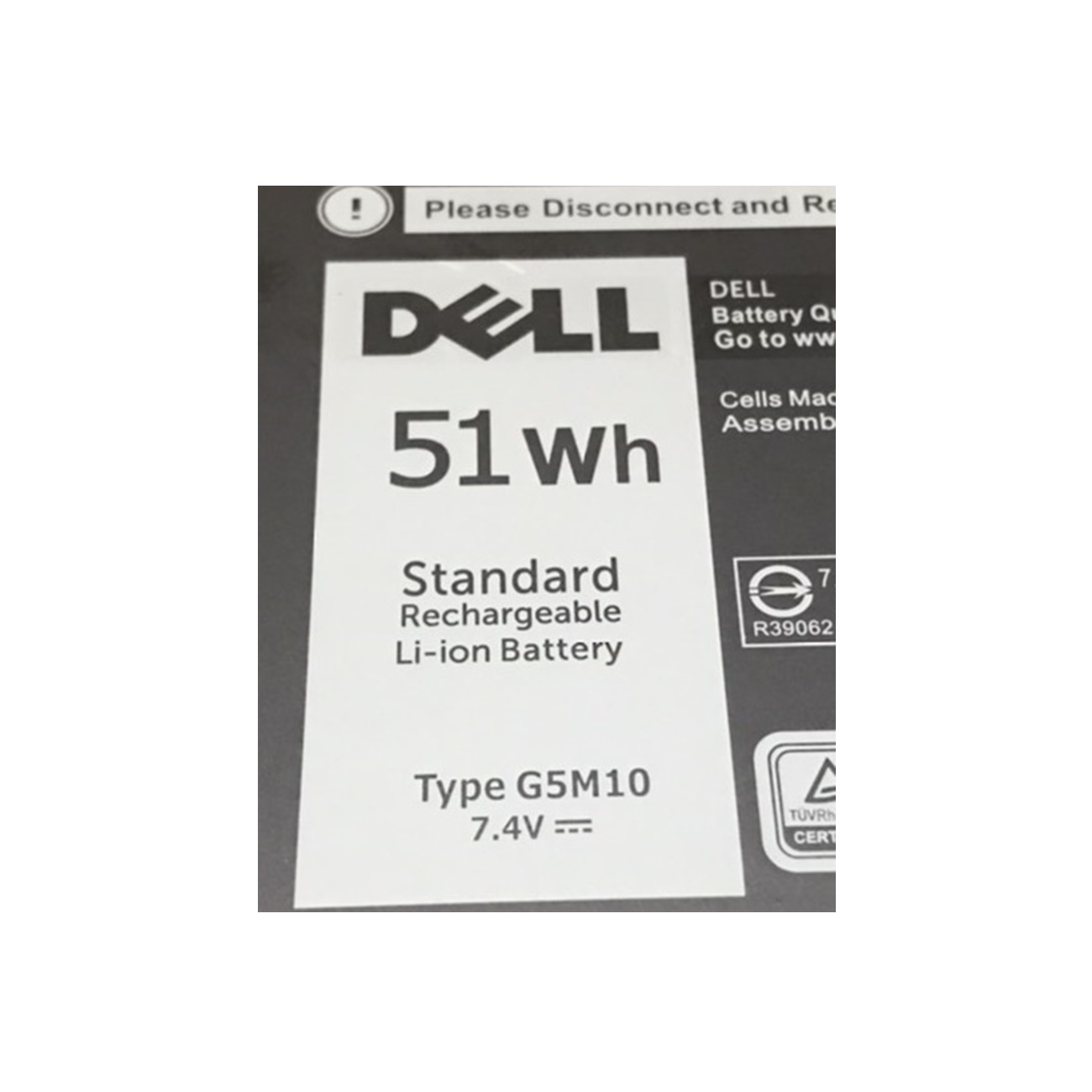 BATTERY DELL G5M10 แท้ สำหรับ Dell Latitude E5450 E5470 E5270 E5250 ...