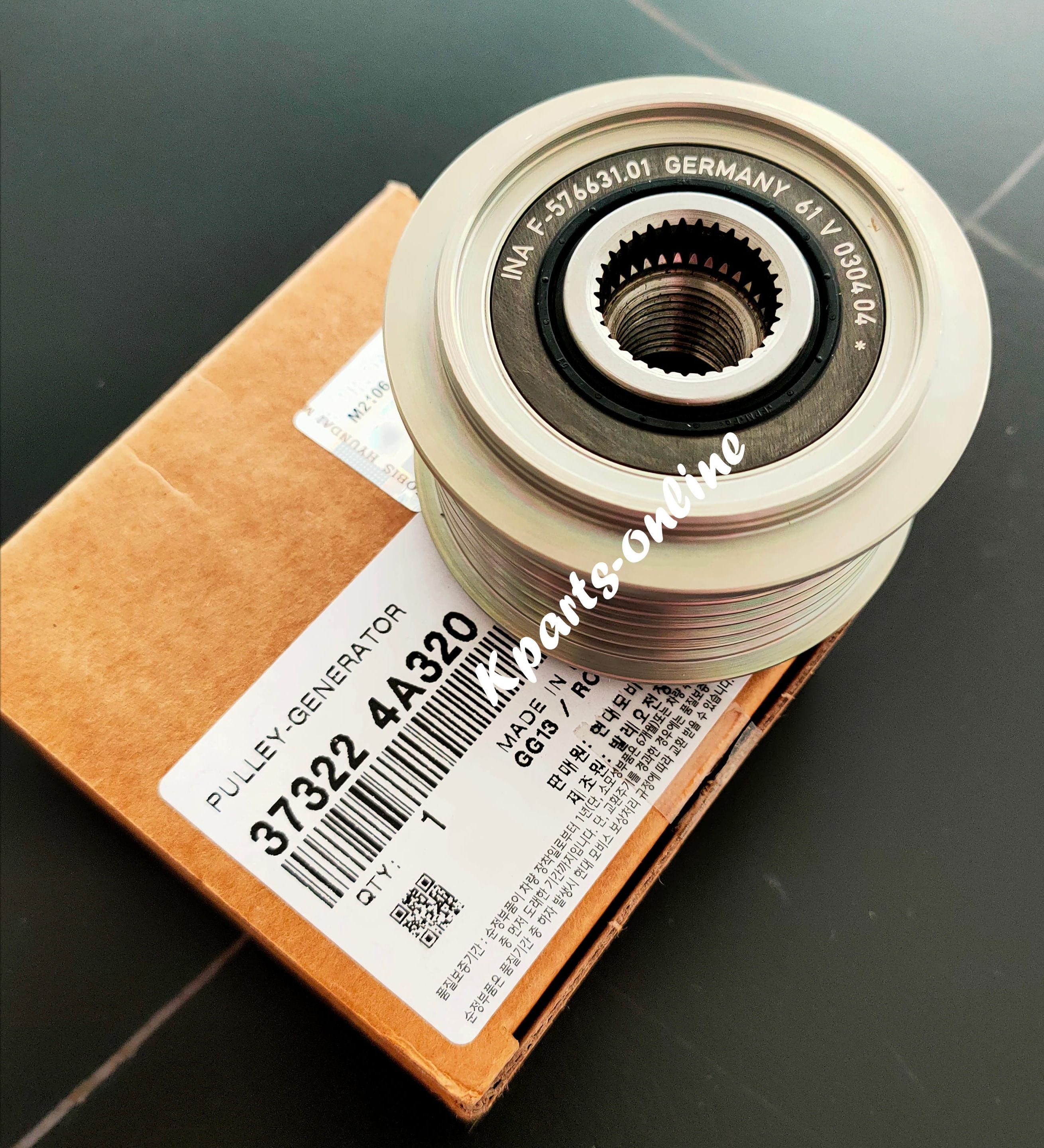 ALTERNATOR PULLEY / GENERATOR PULLEY (ORIGINAL) HYUNDAI STAREX A2 2012 ...