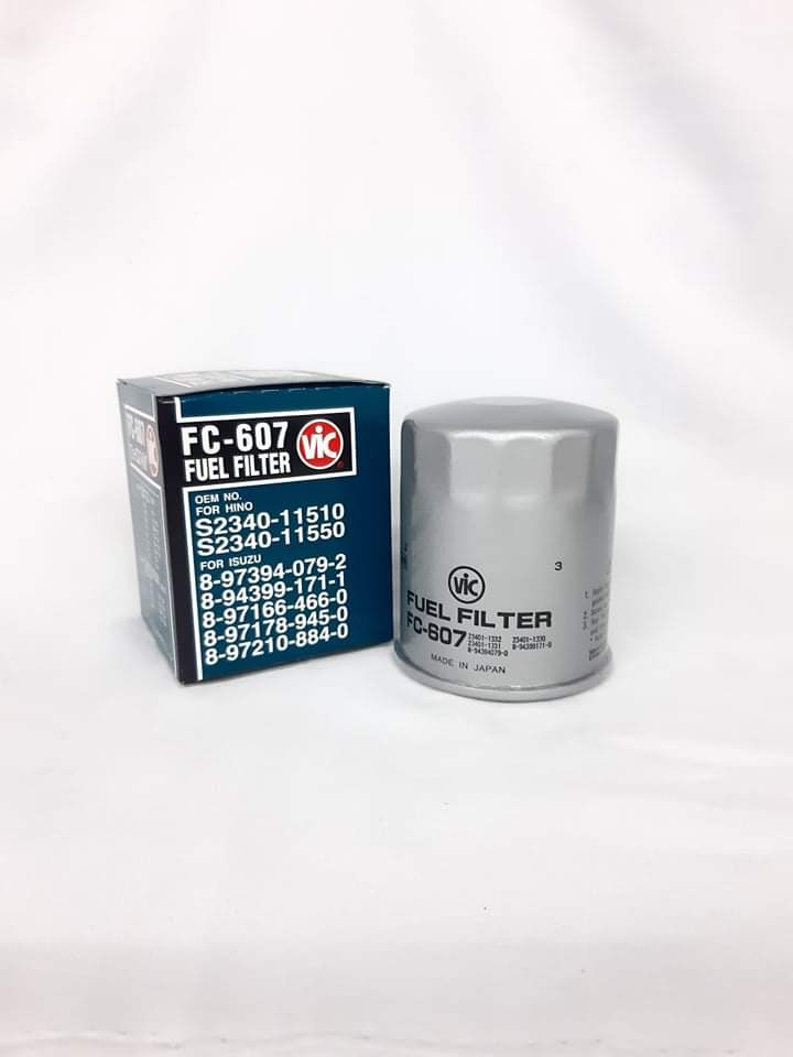 VIC FUEL FILTER FC-607 for ISUZU TROOPER, 6HH1, 6HA1 | Lazada PH