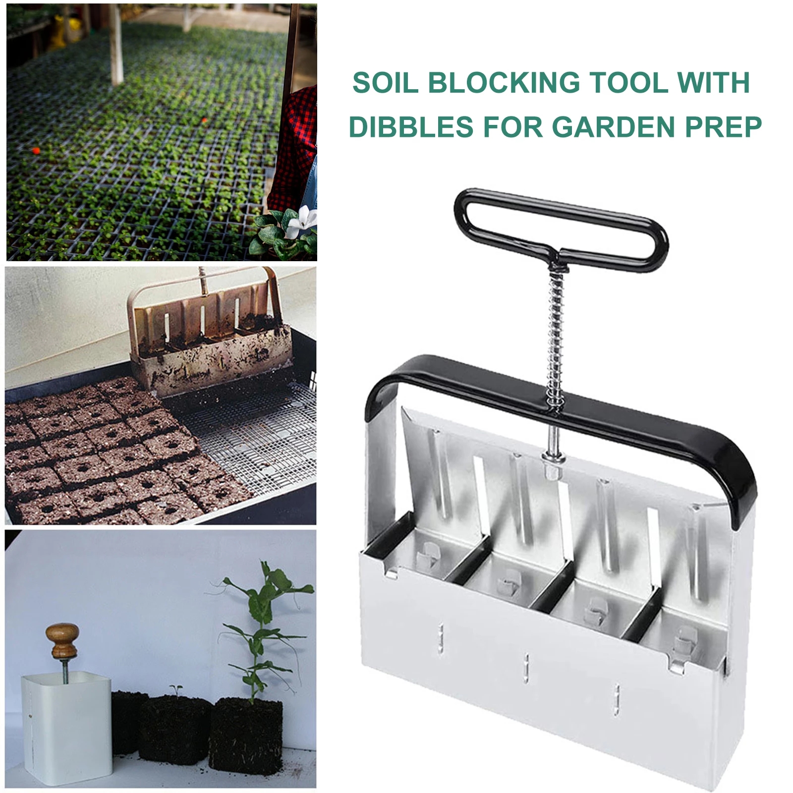 "4*2 นิ้ว Seed ดินบล็อก Makers มือถือดิน Blockers เครื่องมือ Seed ...