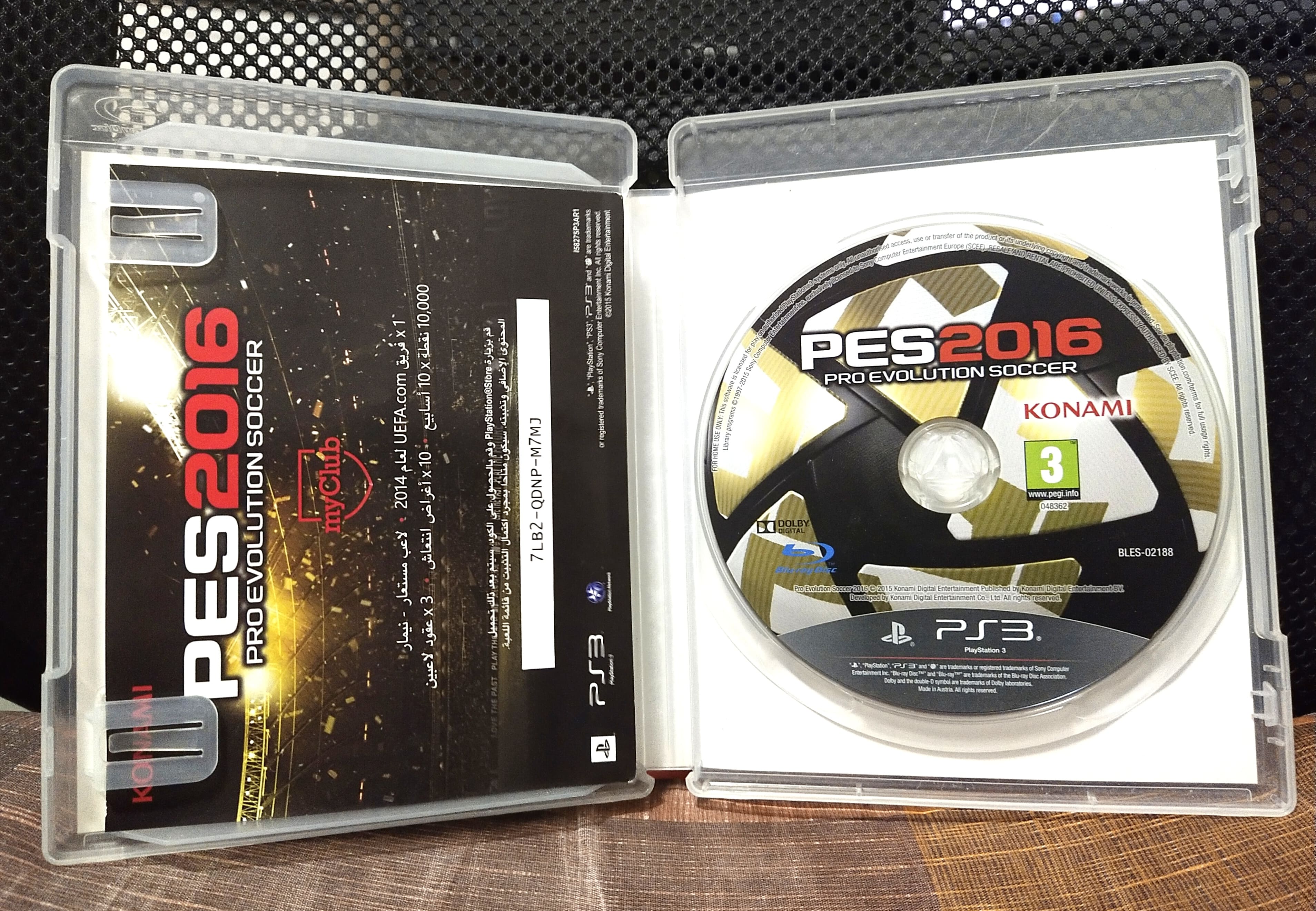 PES 2016 [Eng] PS3 แผ่นแท้ แผ่นเกมส์ ภาษาอังกฤษ สภาพเยี่ยม ค่าส่งถูก มี ...