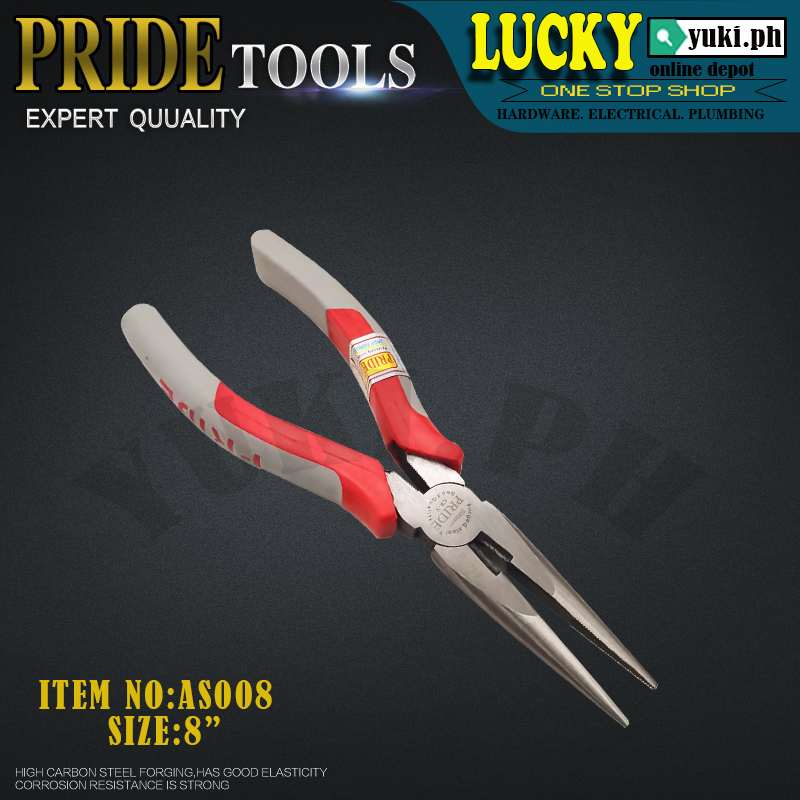 PRIDE AS008 8" multifunctional American needle nose pliers | Lazada PH