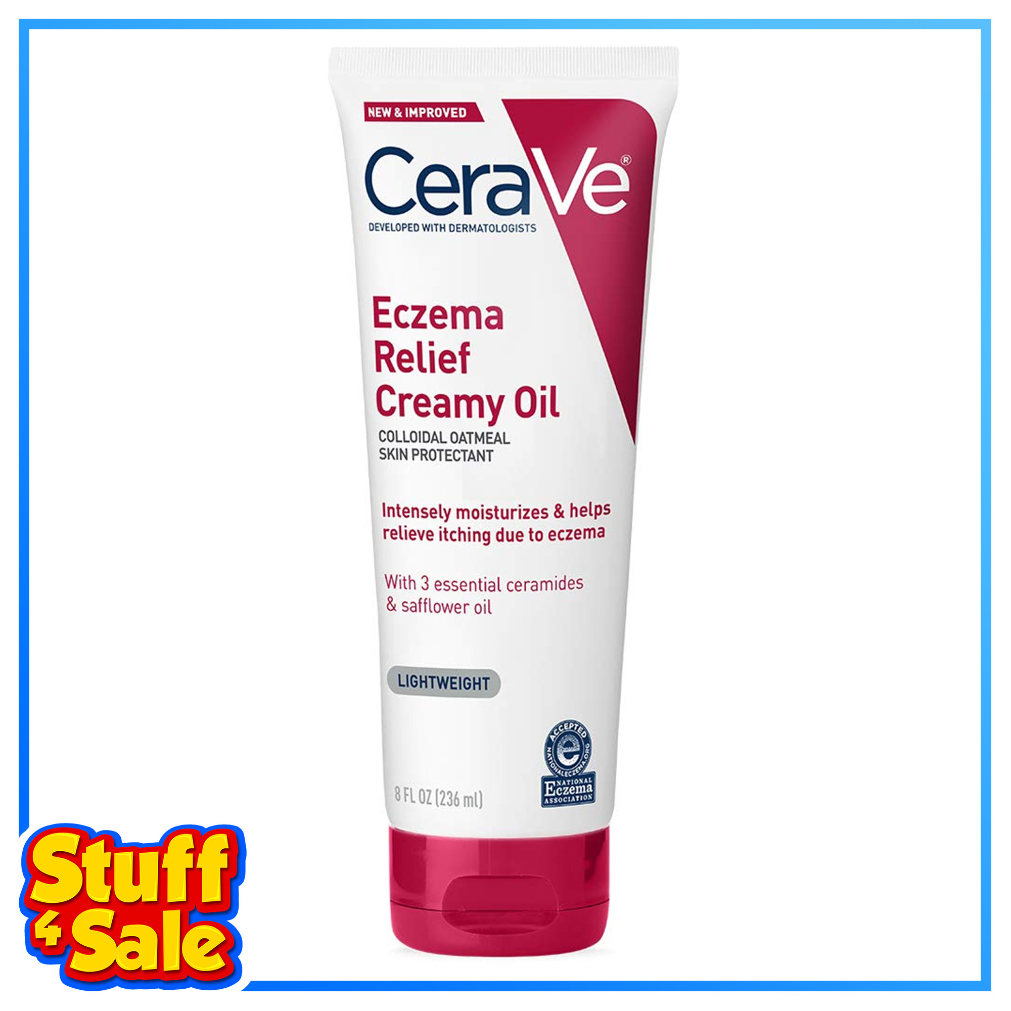 Cerave Eczema Relief Creamy Oil Colloidal Oatmeal Skin Protectant ...