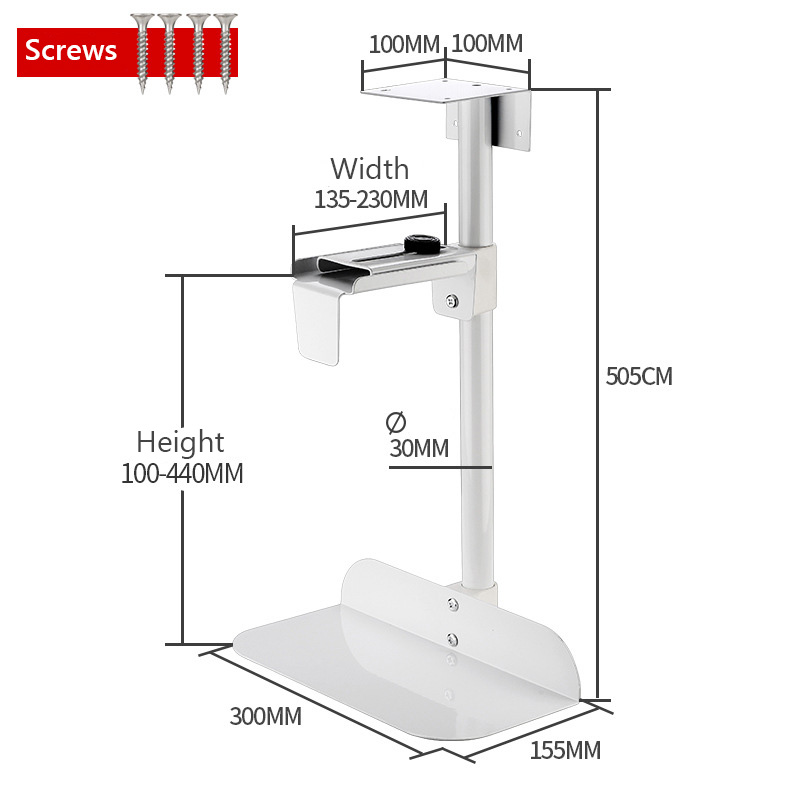 CPU Table Mount CPU Holder Bracket Under Desk PC Mount PC Bracket Under ...