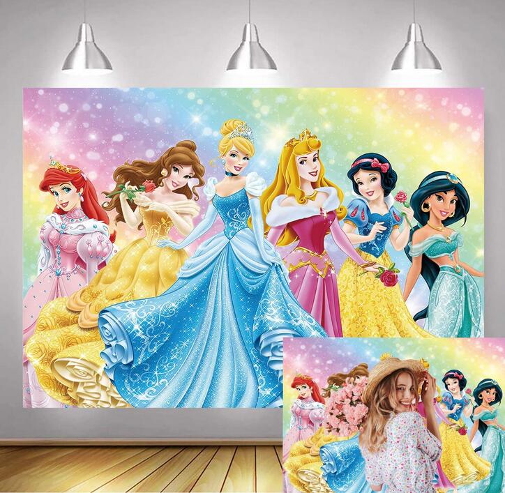 Princess Theme Photography Backdrop Princess Girl Dream Birthday Party ...