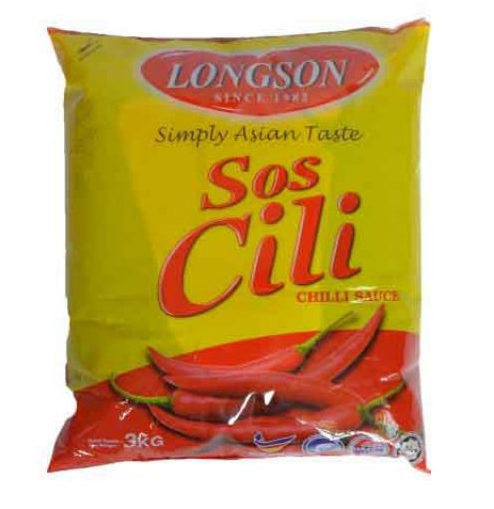 LONGSON Chilli Sauce / Sos Cili 3L (POUCH) | Lazada