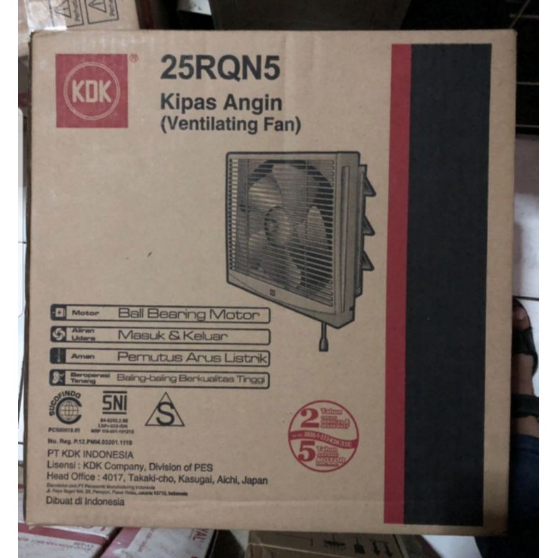 KDK : EXHAUST FAN DINDING 10" 25 RQN KDK 25-RQN | Lazada Indonesia