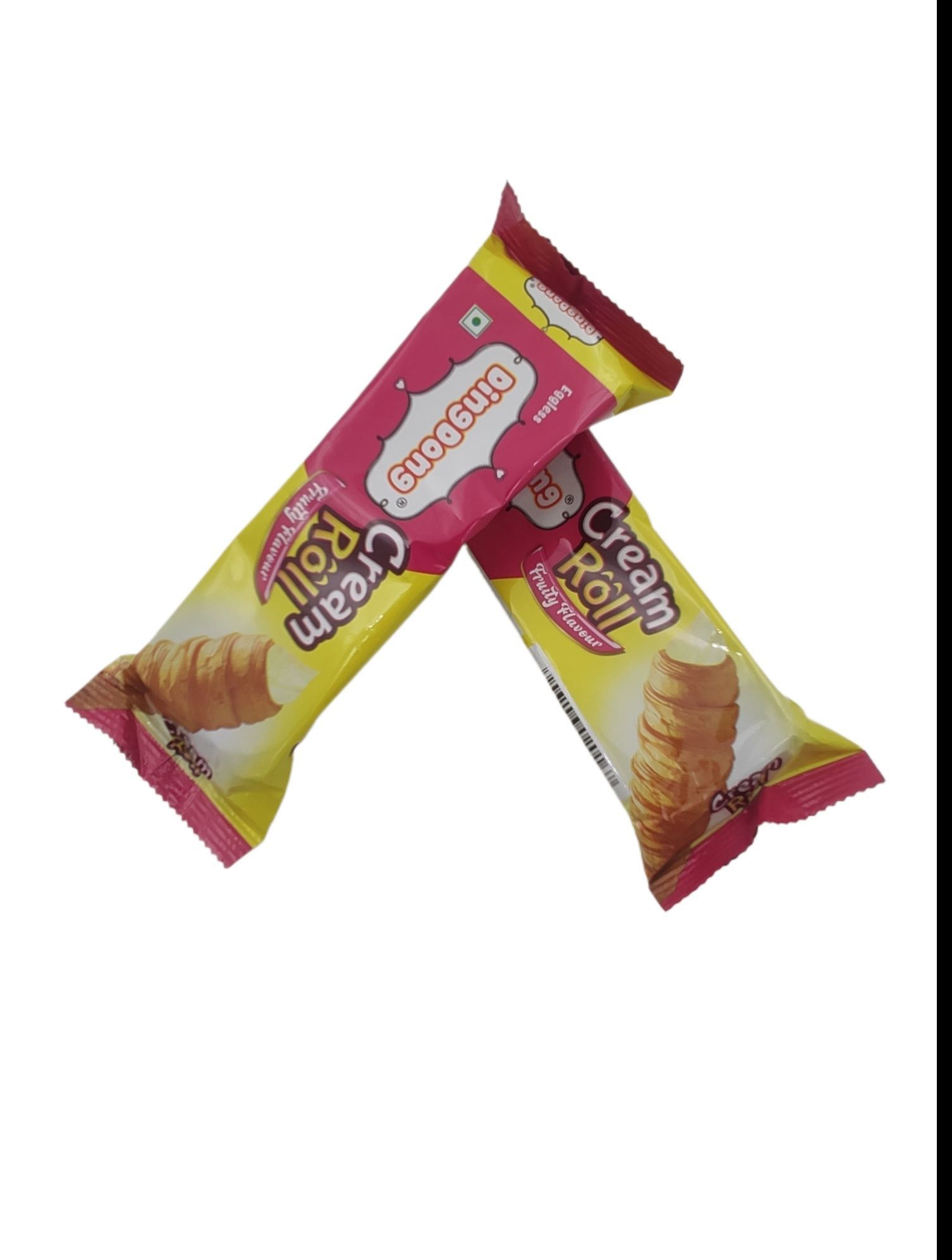 Ramro DingDong Cream Rolls Cake Fuity Flavor 35g X 12 Packets(1 Cartoon ...