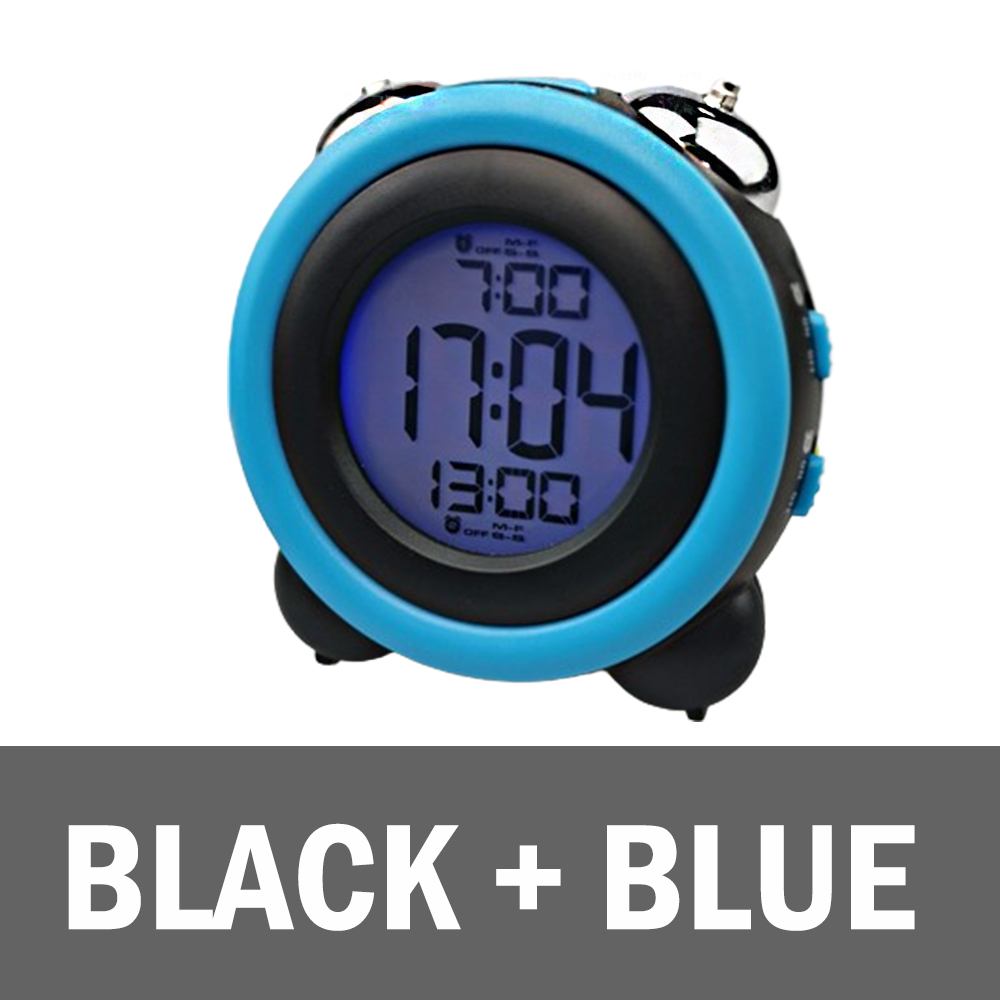 PRADO MALAYSIA Loud Bell Alarm Clock Heavy Sleepers Dual Alarm Clock ...