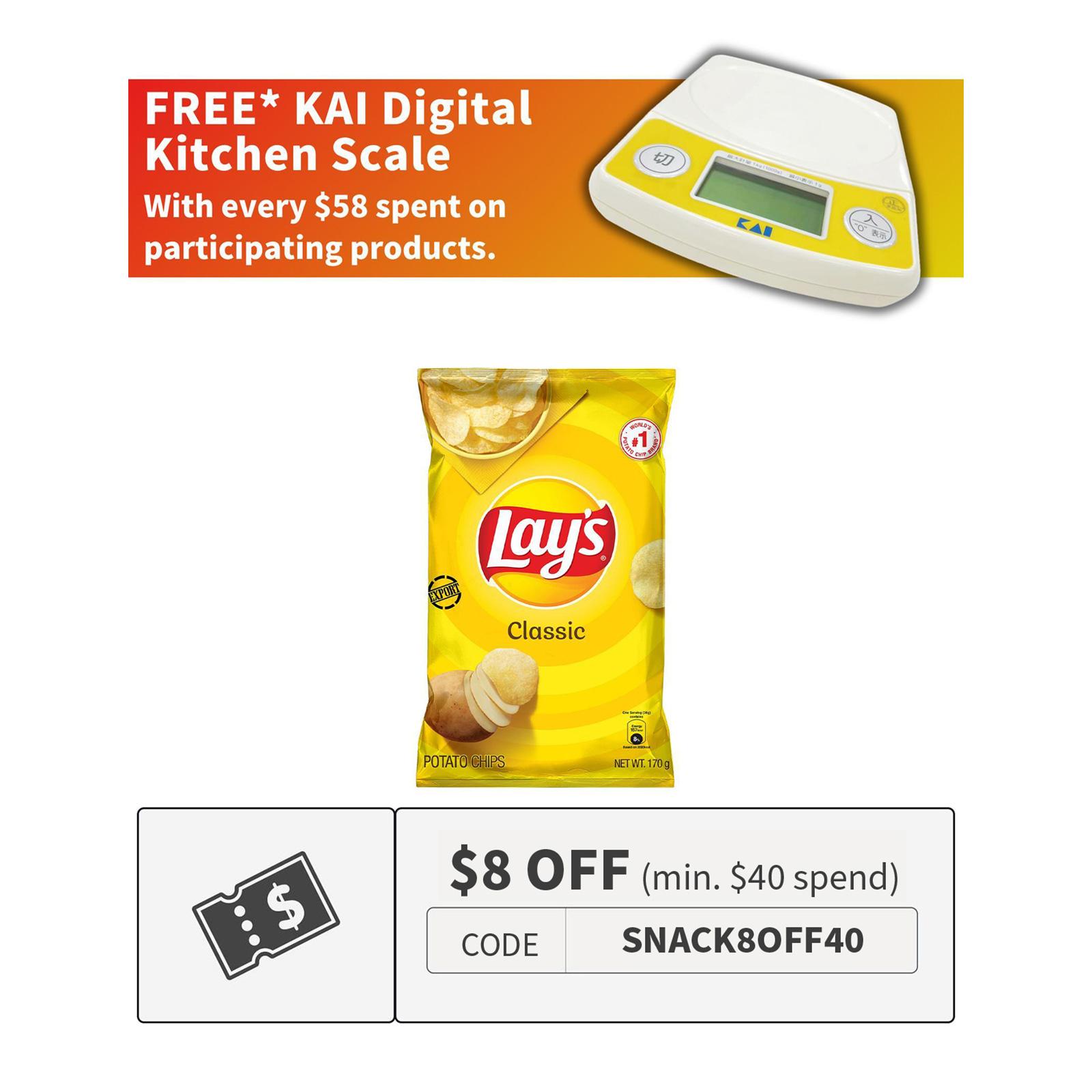 Lay's Classic Potato Chips Snacks 170g | Lazada Singapore
