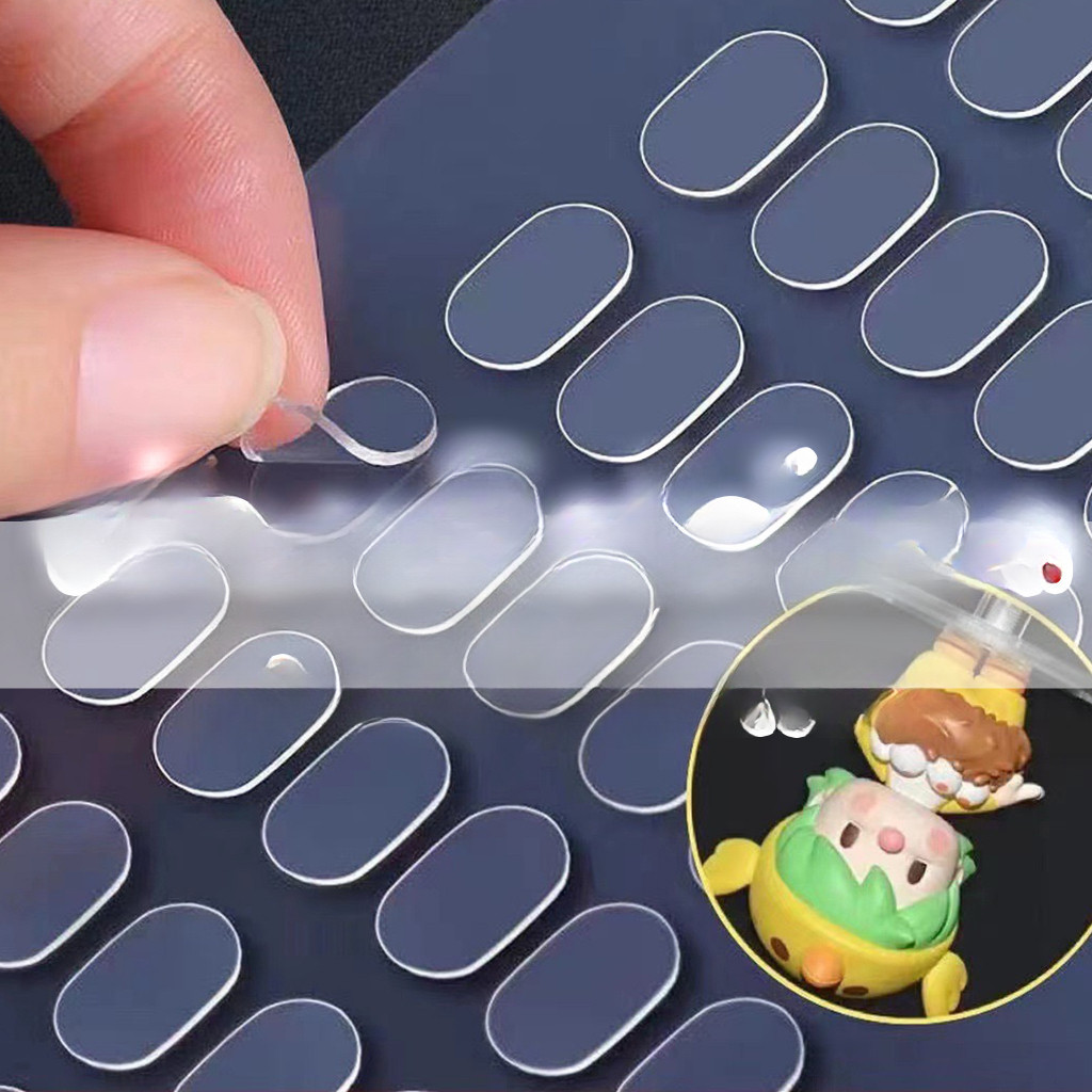 SF Clear Sticker Double Face Glue Model Stick Peel Out Non-Stain Tight ...