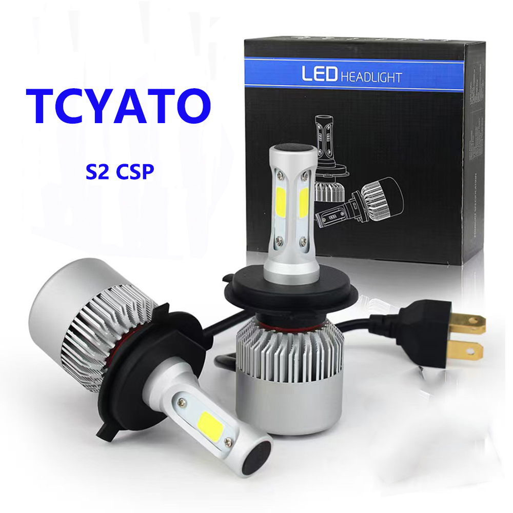 【Versatile】 2PCS Car Headlight Bulbs H7 H4 LED Lights H11 9004 Hb3 9005 ...
