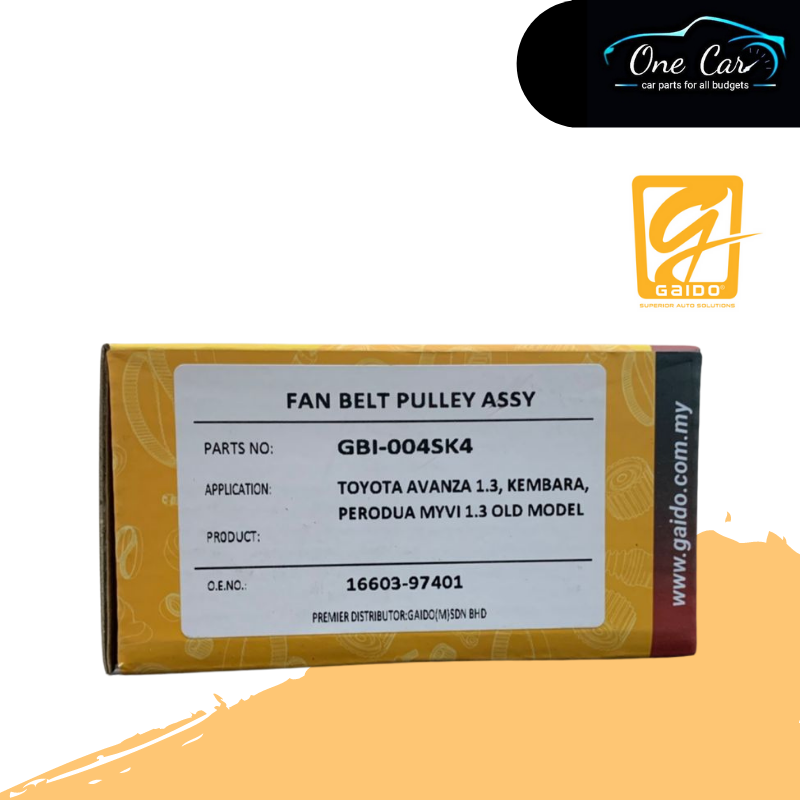 Idler Fan Belt Pulley Perodua Myvi 1.3 ,Avanza F601 1.3 ,Kembara DVVT 1 ...