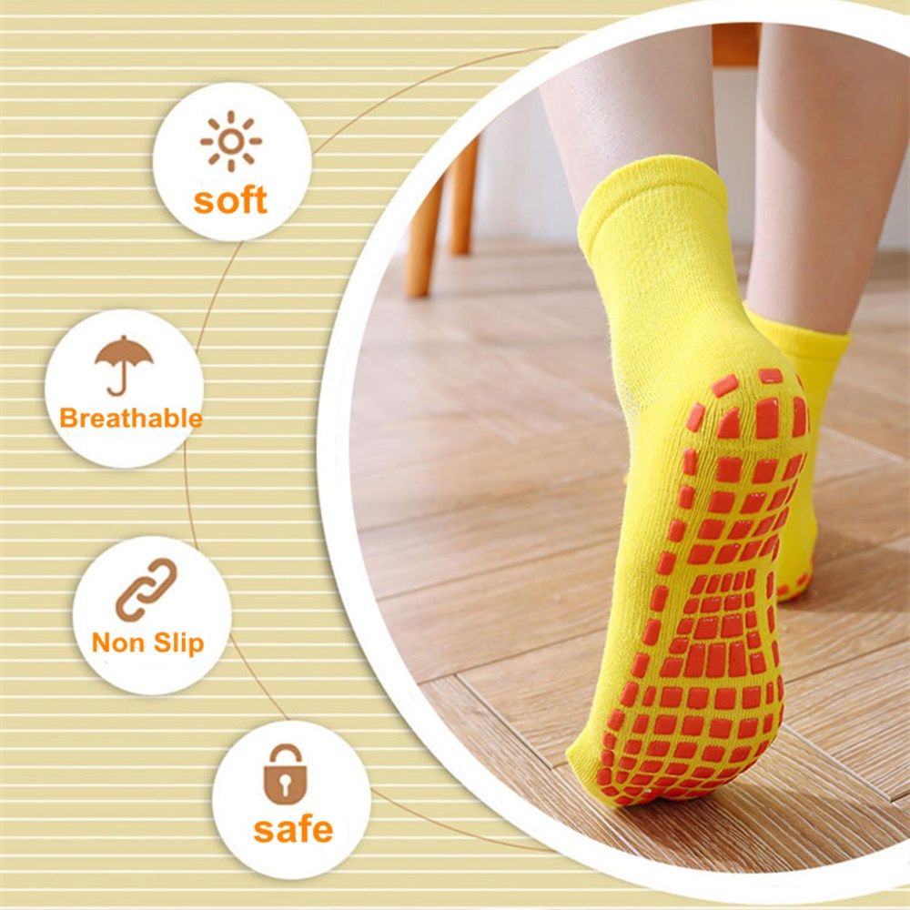 Solid Color Breathable Anti-Skid Women And Man Sticky Grippers Non Slip ...