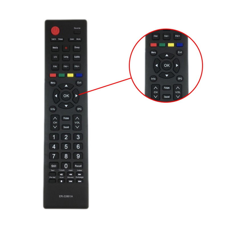 ER-22601A TV Remote IR 433MHz Replacement Remote Control Long Distance ...