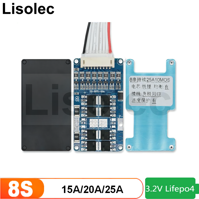 【Popular】 8s Bms With Balance Ntc 30a 20a 25a 15a 24v 18650 32650 ...