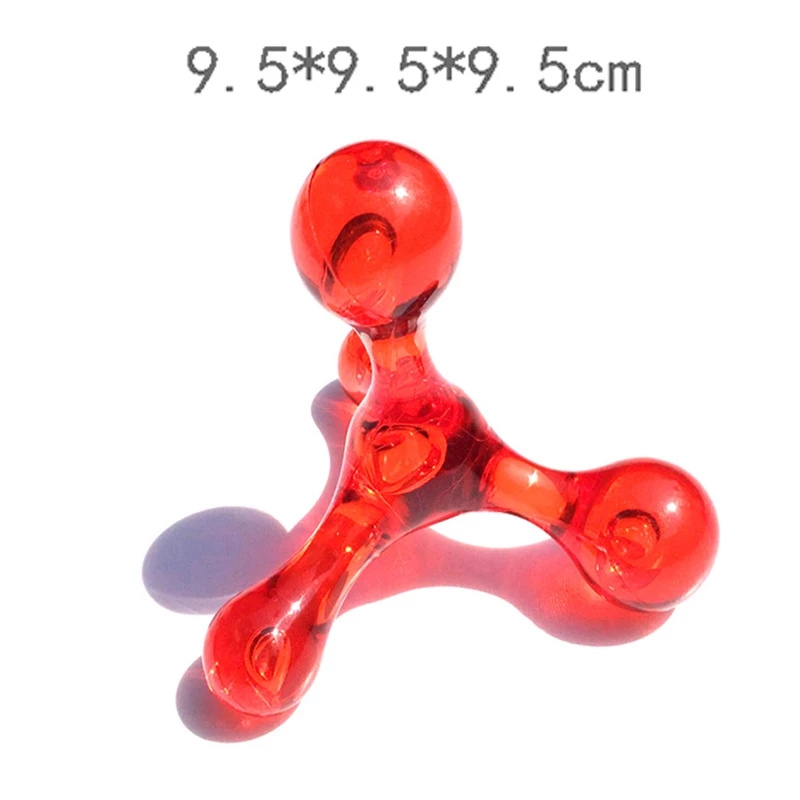 New model Mini Manual Massager 4 Balls Arm Back Leg Relaxation Head ...