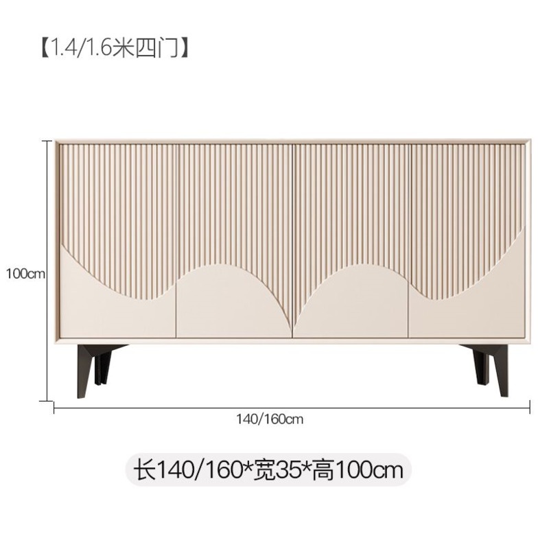 Sideboard Cabinet Bucket Cabinet Light Luxury Living Room Storage ...