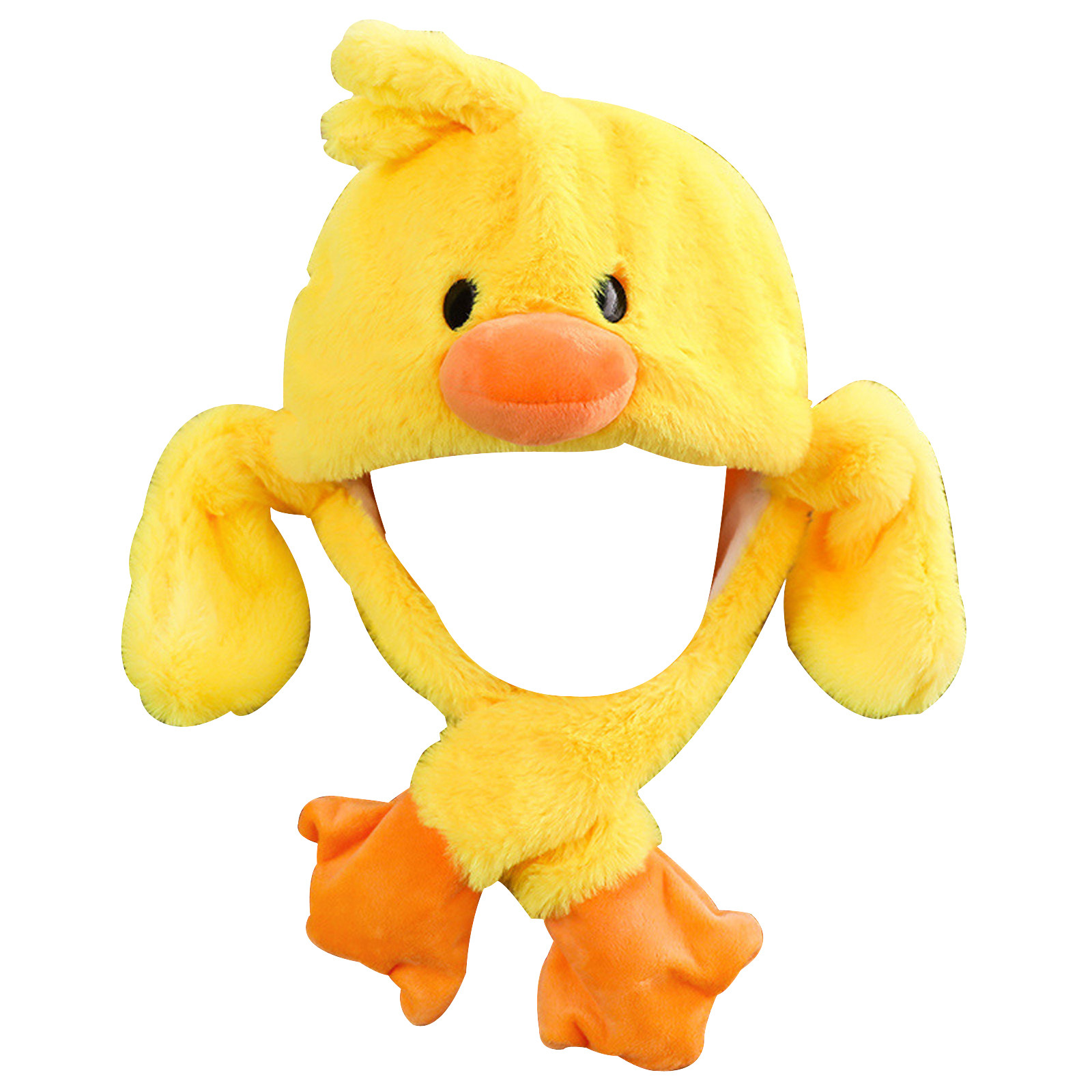 【Eco-friendly】 Cute Bunny Hat Ear Moving Jumping Hat Plush Rabbit Hat ...