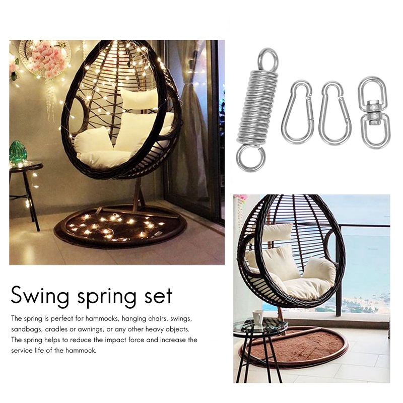 Spring Hanging Kit Stainless Steel Suspension Ceiling Hooks Heavy Duty ...