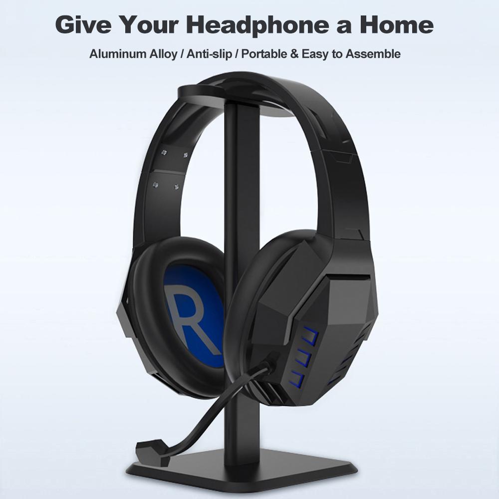 Plastic Headphone Holder Aluminum Alloy ABS Stand Detachable Stable ...