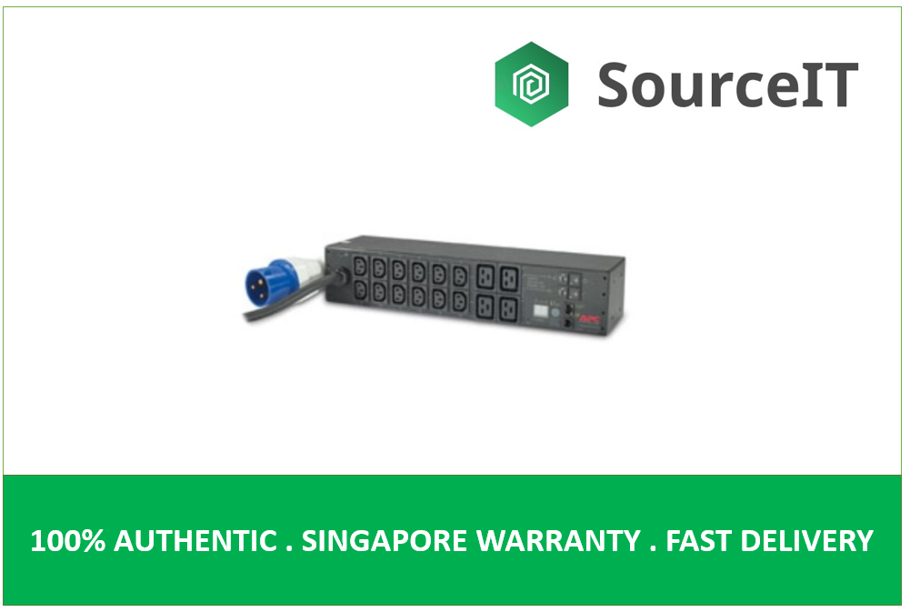APC Rack PDU, Metered, 2U, 32A, 230V, (12) C13 & (4) C19 P/N: AP7822B - 1 Years Local Warranty ...