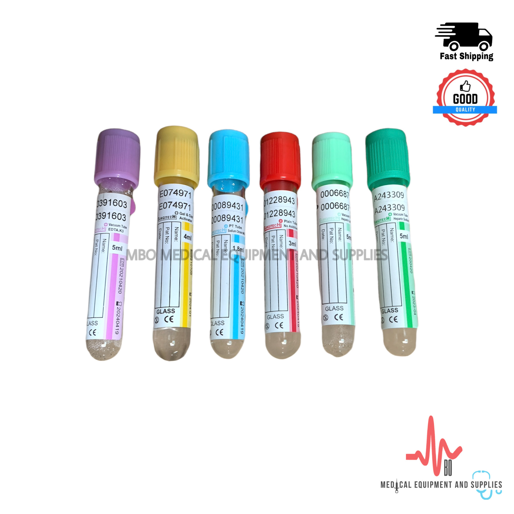 Blood Collection Tubes Red Edta Blue Green Yellow Black 2ml 3ml Blood Collection Tubes Red Edta Blue Green Yellow Black 2ml 3ml