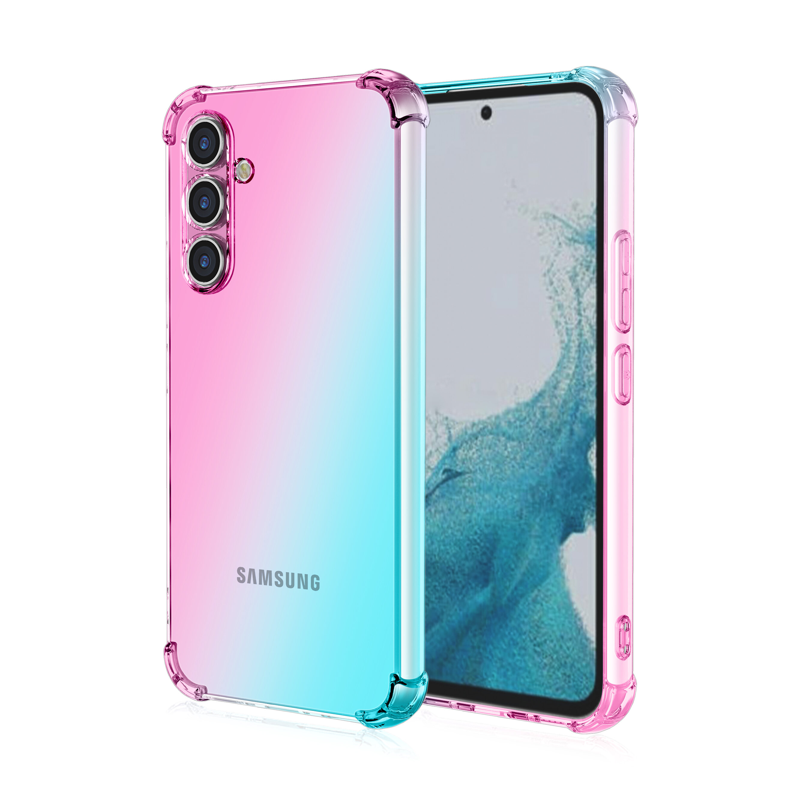 lthmy for Samsung Galaxy A56 5G Gradient Color Case Cover Soft TPU ...