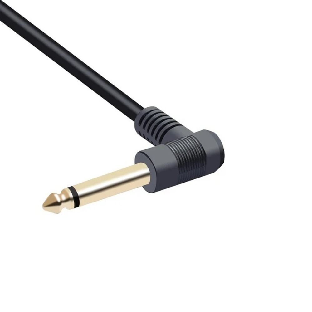 Audio Cable Right Angle Right Angle 6.35mm Male Extension 90 Degree TRS ...