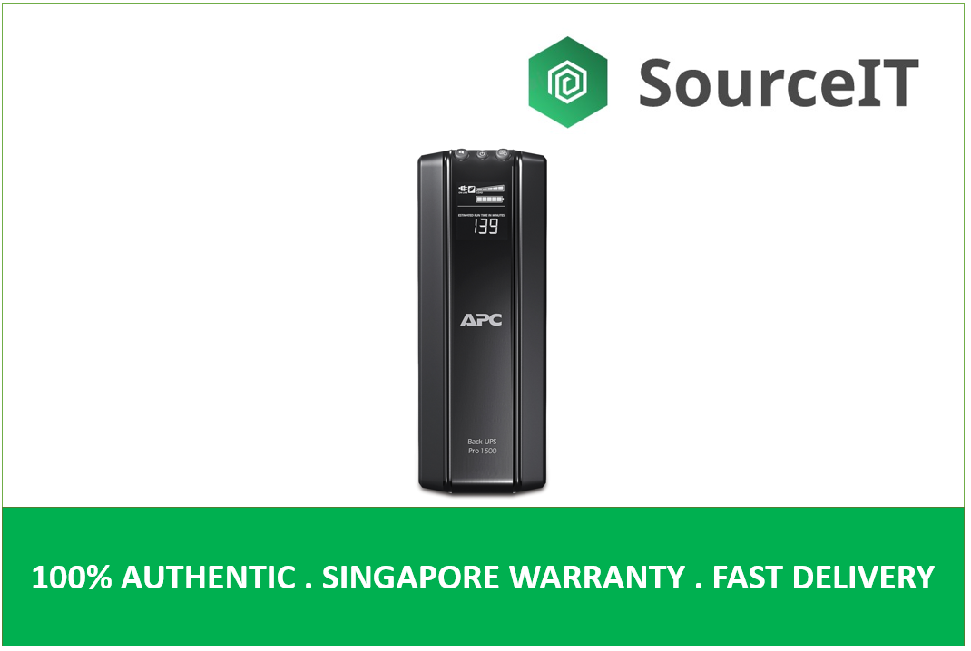 APC Back-UPS Pro, 1500VA/865W, Tower, 230V, 10x IEC C13 outlets, AVR ...