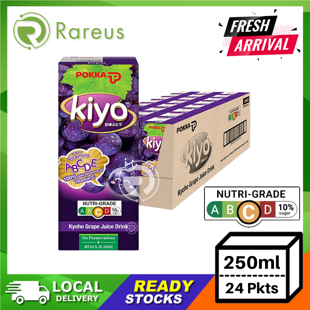 Pokka Kiyo Kyoho Grape Juice Packet (250ml x 24 Packets) | Lazada Singapore