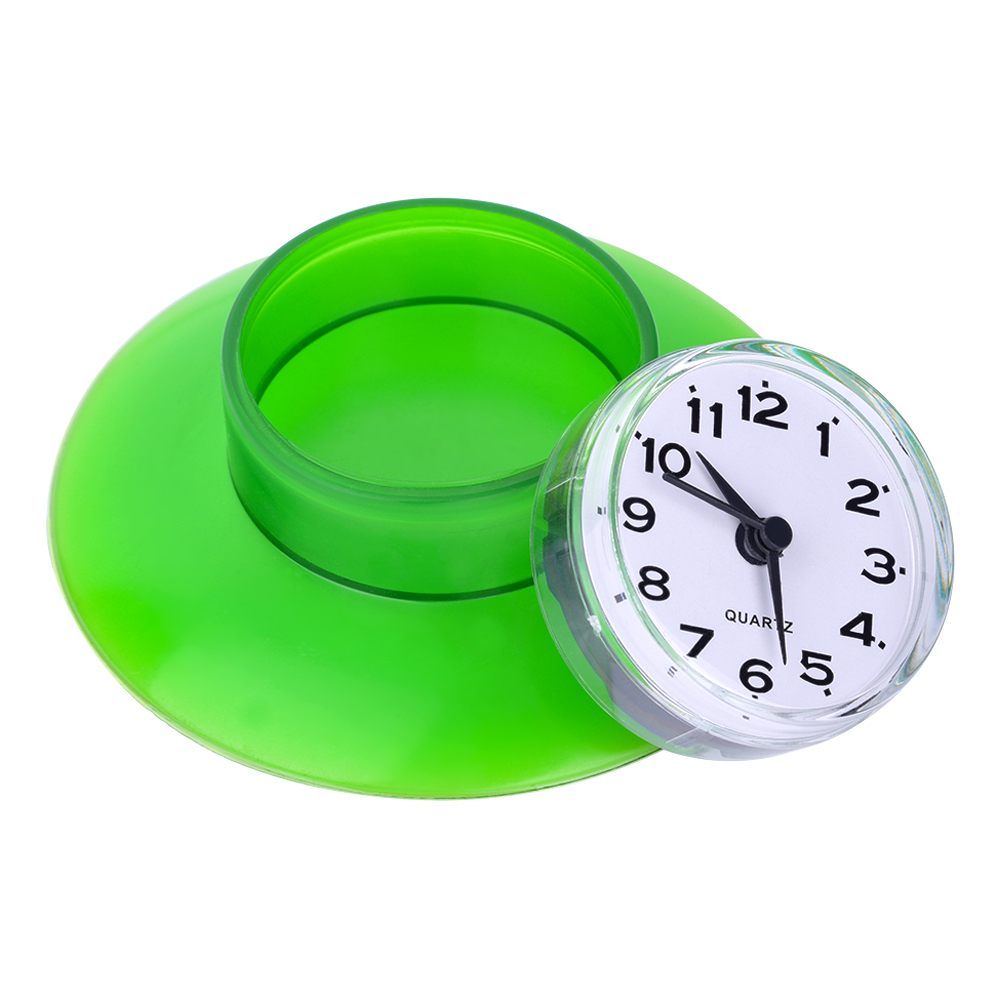 【Special offer】Bathroom Kitchen Mirror Suction Wall Clock Shower ...
