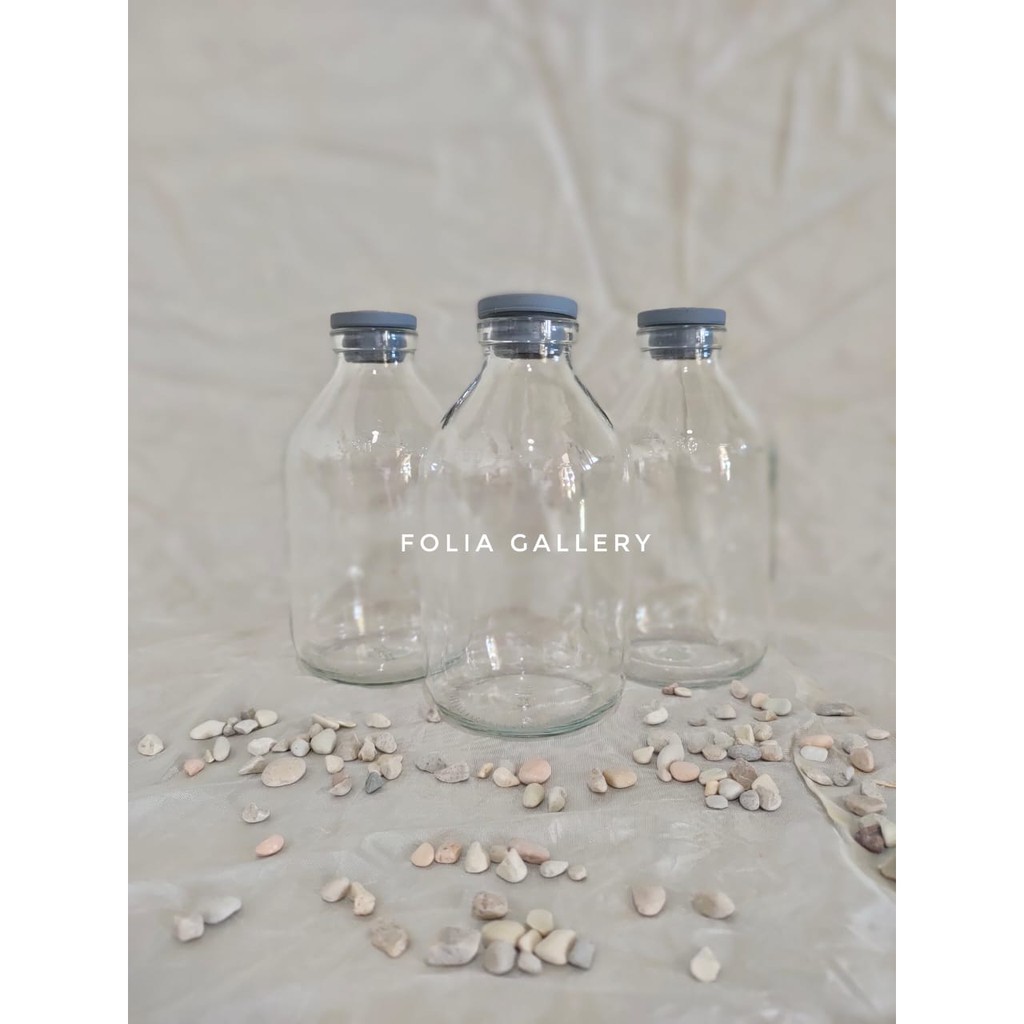 Botol Kaca 250ml-Botol ASI - Botol Infus - Botol Jamu - Botol Ikan ...