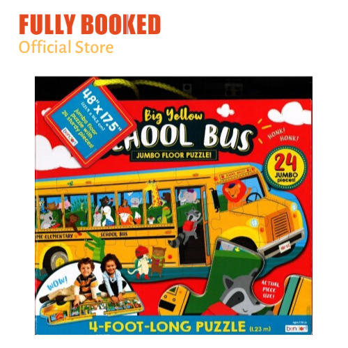 Jumbo Floor Puzzle: School Bus Shaped (Puzzle) | Lazada PH