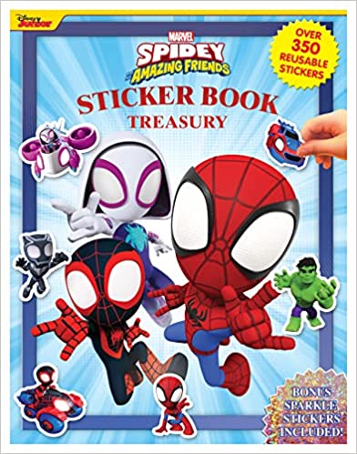 Sticker Book Treasury : Disney Lion King/Spidey/Barbie (Phidal ...