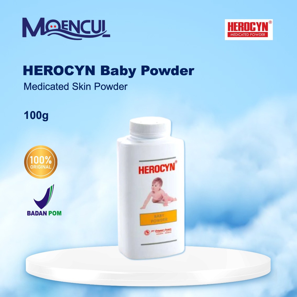 HEROCYN Baby 100gr | Bedak Biang Keringat | Bedak Gatal Bedak Bayi ...