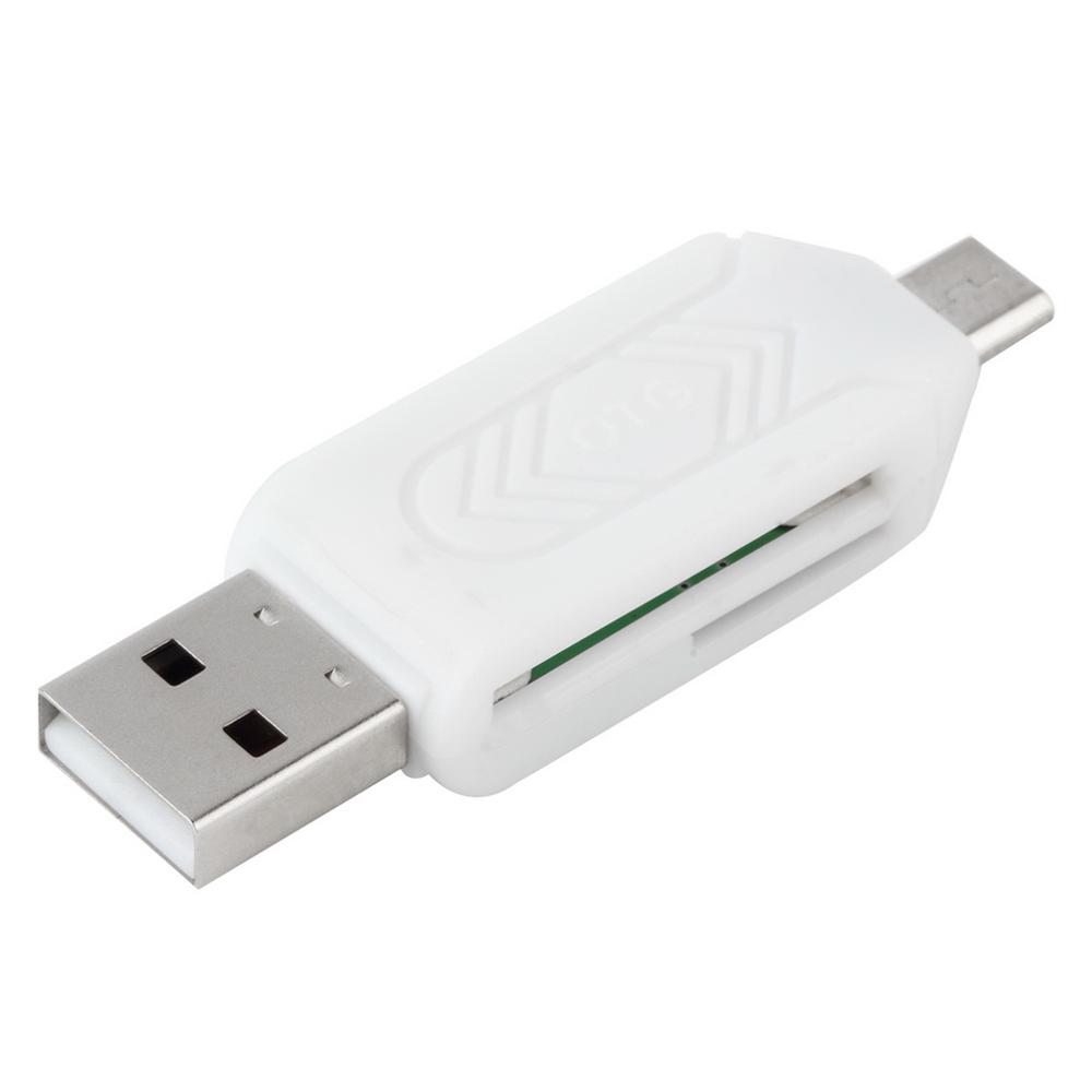 ABS 55 16 x 10mm Universal Reader Mobile Phone PC Card Reader Micro OTG ...