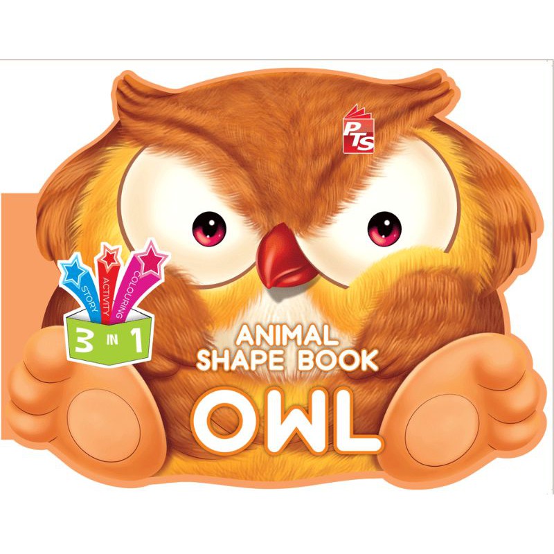 Animal Shape Book with Story, colouring & Activities/ Buku Mewarna ...