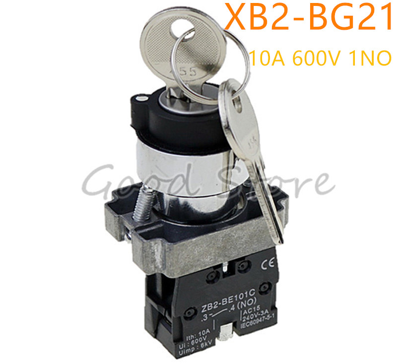 【TopazTrove】1PCS XB2 BG21 xb2-bg21 2 position key operated selector ...