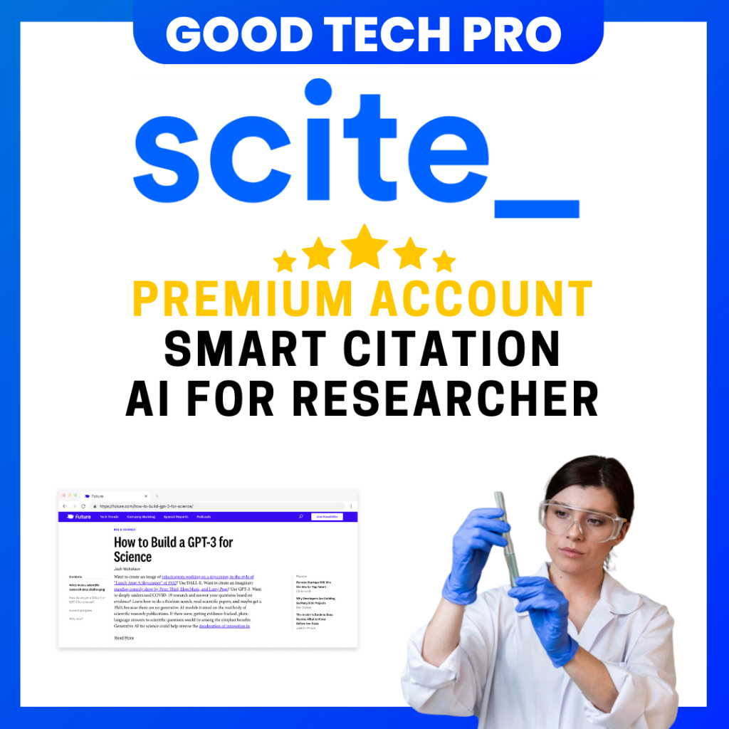 SCITE AI SCITE Account Smart Citations Research Paper writing system ...