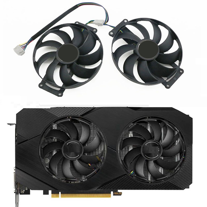 1Pair FDC10H12S9-C RTX 2060 SUPER 2070 GTX1660 Ti Cooling Fan for ASUS ...