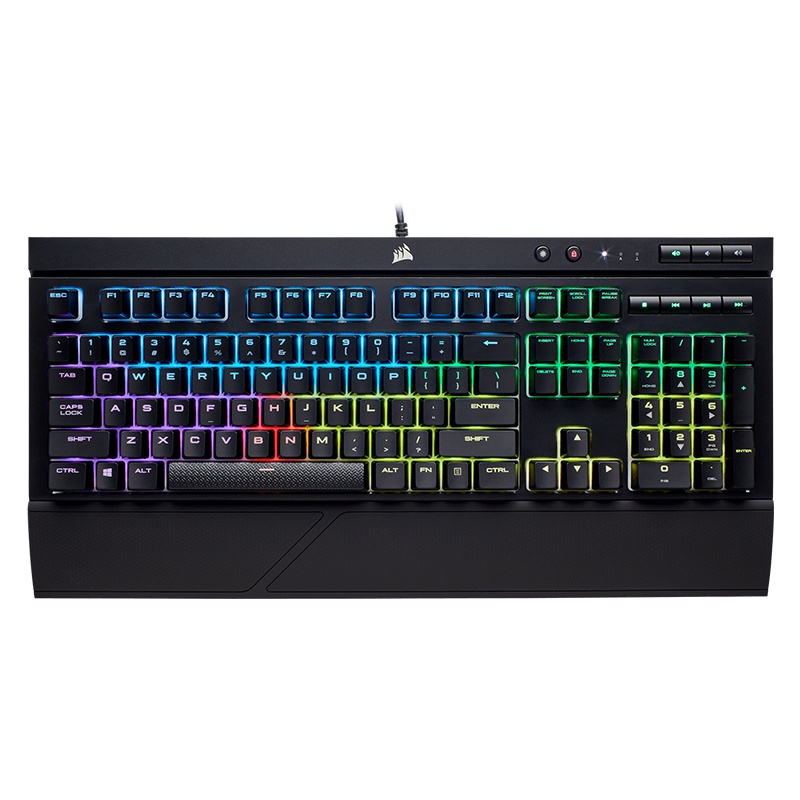~ Corsair K68 คีย์บอร์ดเมคคานิคอล สายเคเบิล ปุ่มควบคุมระดับเสียง ...